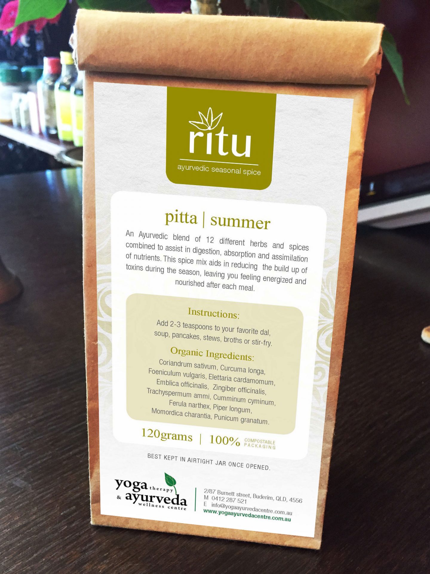 Ritu Pitta Summer - Ritu Pitta Summer Ayurvedic Cooking Spice - 120g